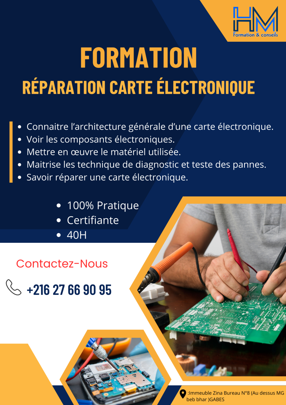 Réparation des cartes électroniques - HM Groupe